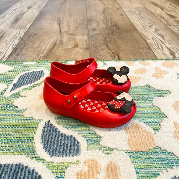 Mini Melissa | Shoes | Mini Melissa Red Ultragirl Disney Twin Bb Minnie ...